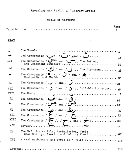 Arabic Phonology and Script (Salman H. al-Ani, Jacob Y. Shammas)