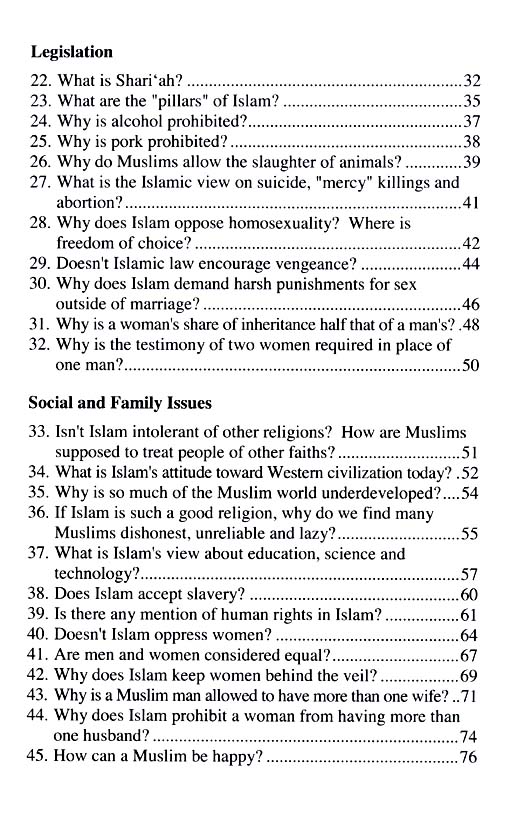 Clear Your Doubts About Islam : 50 Answers to Common Questions (Saheeh ...
