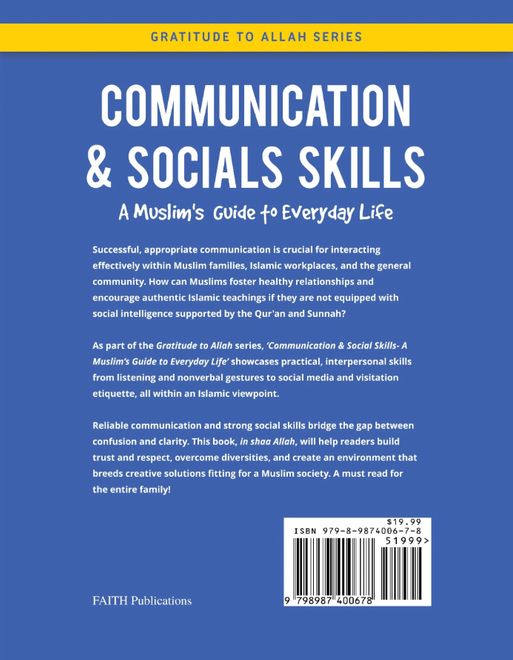 Life Skills (Communication and Socialization) : A Muslim's Guide to ...