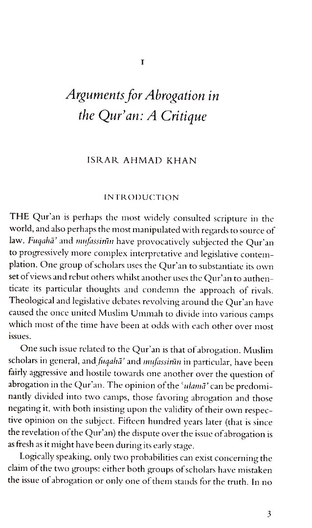 Contemporary Approaches to the Qur'an and Sunnah (Mahmoud Ayoub)