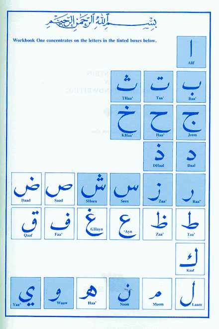 Easy Steps In Arabic Handwriting - Workbook One