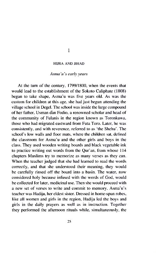 Educating Muslim Women : The West African Legacy of Nana Asma'u 1793 ...