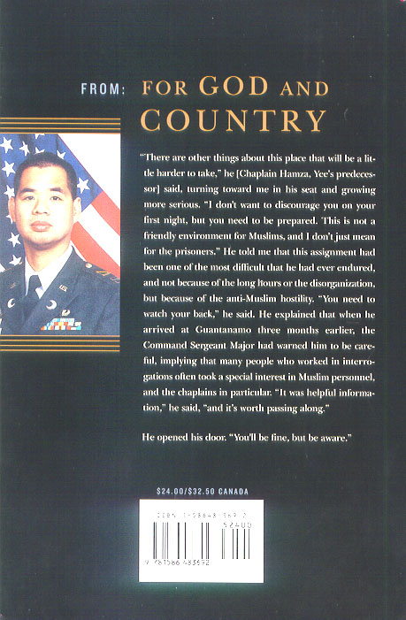 For God And Country : Faith and Patriotism Under Fire (Chaplain James Yusuf Yee) Hardcover