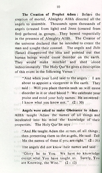 From Adam to Muhammad (pbuh)