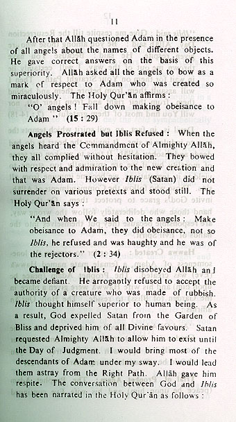 From Adam to Muhammad (pbuh)