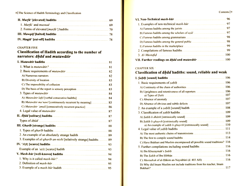 Hadith Terminology and Classification: A Handbook (Muhammad S. Ar-Rahawan)