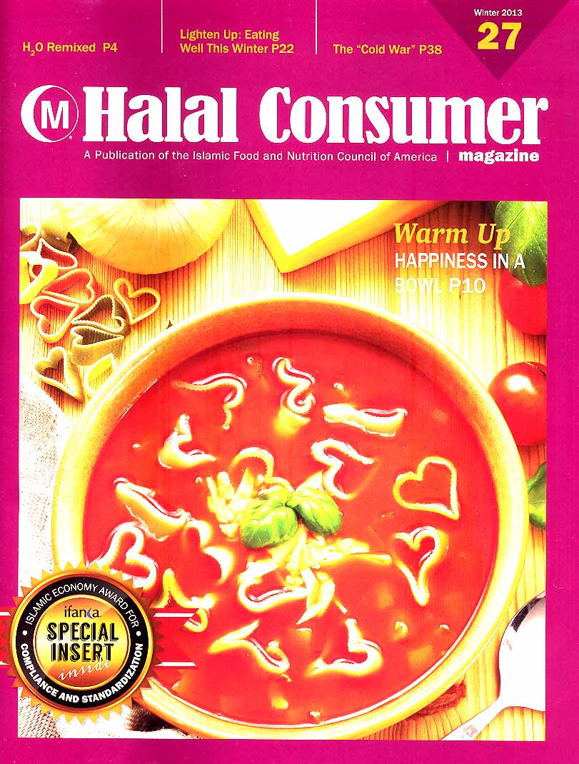 HALAL CONSUMER MAGAZINE - Issue 27 Winter 2013