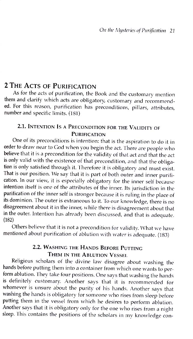 Ibn Arabi on the Mysteries of Purity and Formal Prayer : From the ...