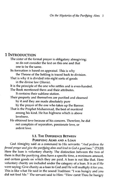 Ibn Arabi on the Mysteries of the Purifying Alms : From the Futuhat al ...