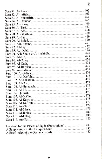 Interpretation of the Meaning of the Glorious Qur'an Pocket Sized Edition : A Simplified ...