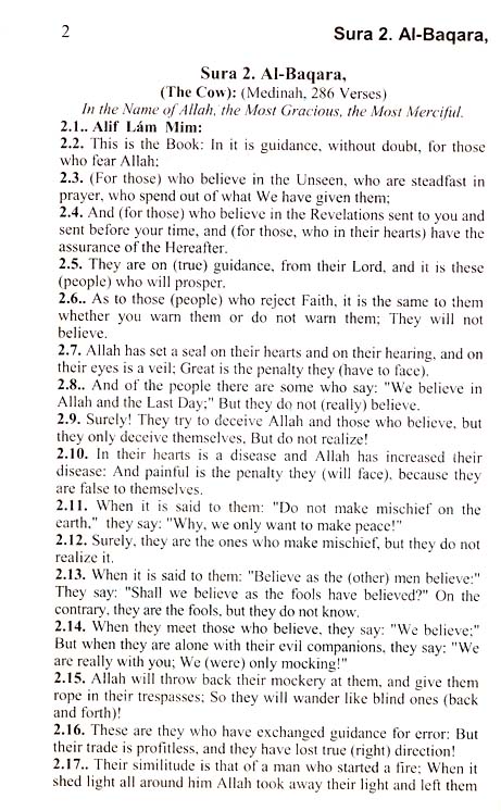 Interpretation of the Meaning of the Glorious Qur'an Pocket Sized Edition : A Simplified ...