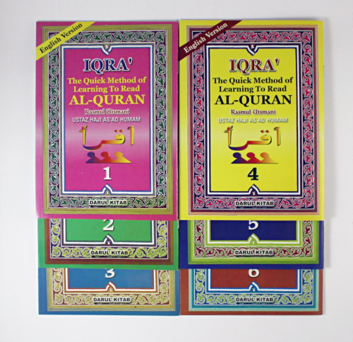 Iqra Quran Reader Set of 6 Books - The Quick Method of Learning Al-Quarn