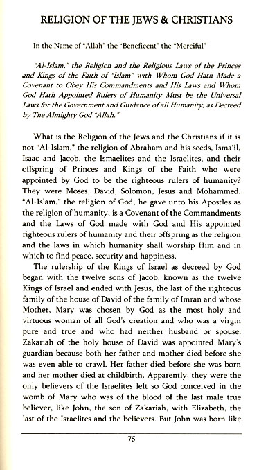 Islam: The True Faith, the Religion of Humanity : The Words of Hajji ...