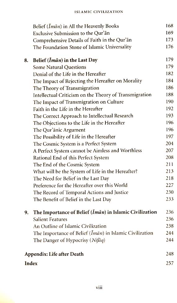 Islamic Civilization : Its Foundational Beliefs and Principles (Sayyid ...