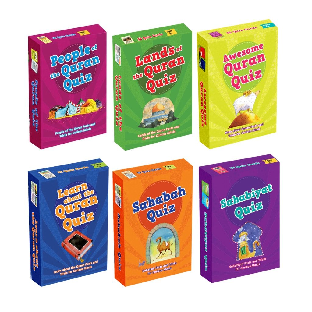 Islamic Quiz Card Games 6 Packs Islamic Quiz Card Games 6 Packs