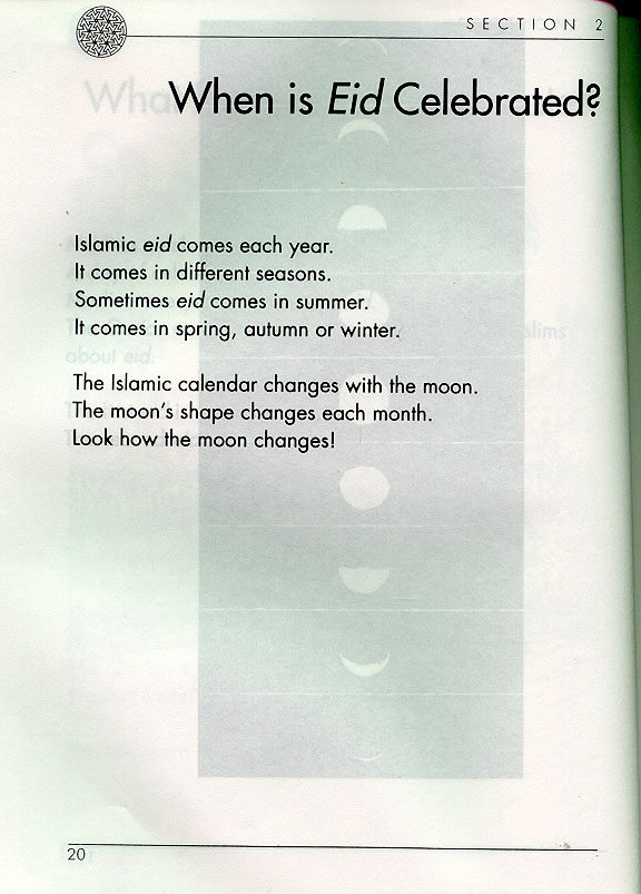 Islamic School Book Grade 1 : Eid Mubarak : Islamic Celebration Around ...