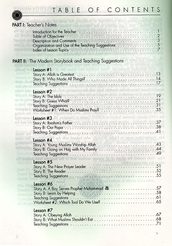 Islamic School Book Grade KG : I Am a Muslim : A Modern Storybook : A ...