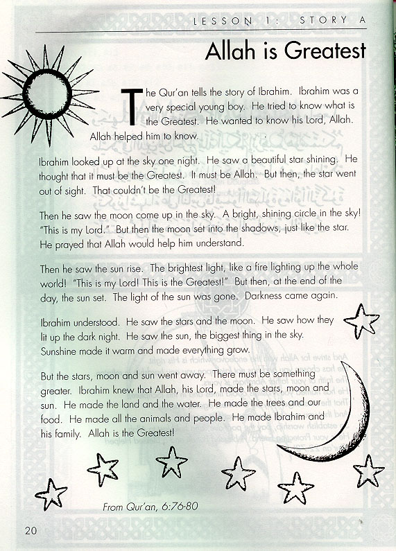 Islamic School Book Grade KG : I Am a Muslim : A Modern Storybook : A ...