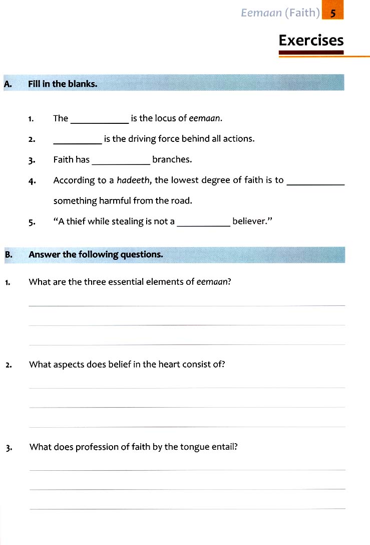 Islamic Studies Grade 8 (Molvi Abdul Aziz)