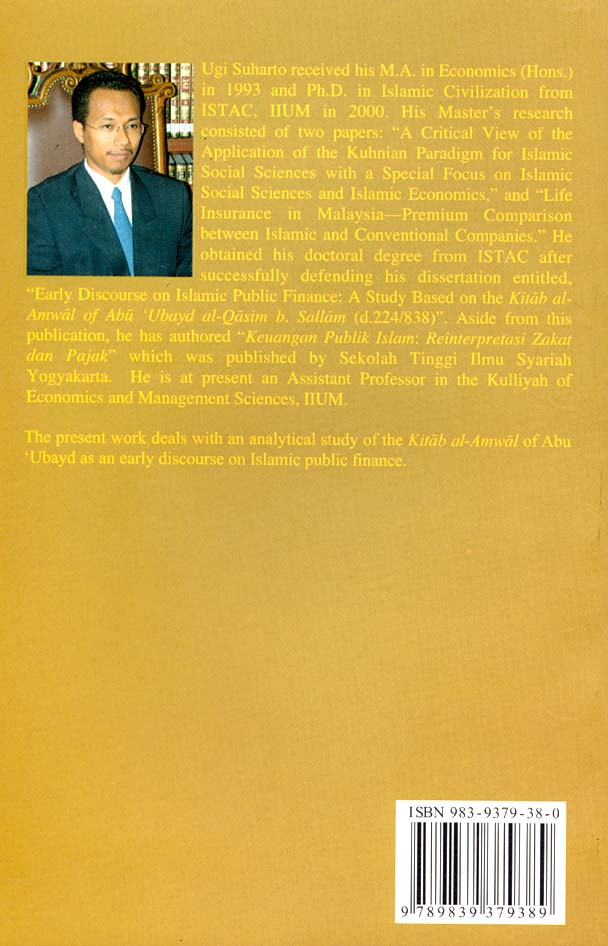 Kitab al Amwal : Abu Ubayd's Concept of Public Finance (Ugi Suharto)