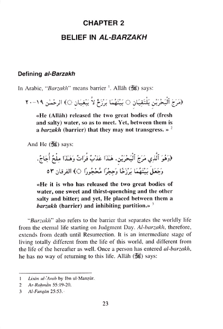 Life in al-Barzakh from Death Until Resurrection : The Inevitable ...