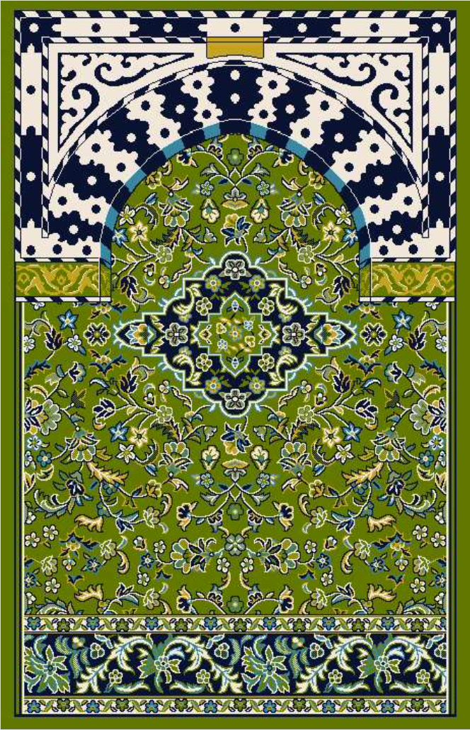 Limited Edition Mihrab Nabawi Prayer Rug (Designed in Madinah with ...