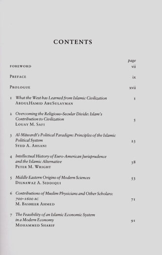 Muslim Contributions to World Civilization (Basheer Ahmed, Syed A ...