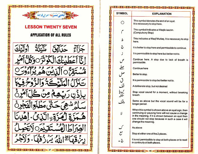Noorani Qaaidah : Color Coded w/ Glossy pages - Primer for Learning ...