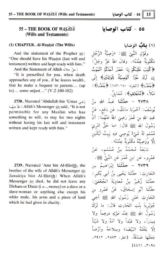 Hadith Bukhari In English