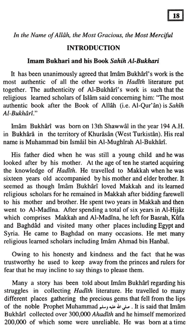 Sahih Al-Bukhari (Arabic and English): 9 Volume Deluxe Dar-Us-Salam ...