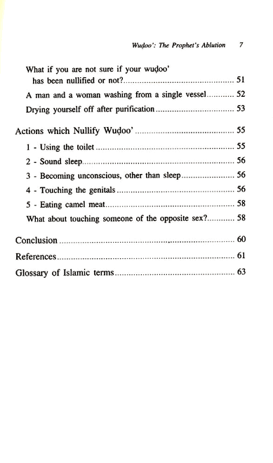 Sifat Wudoo' an-Nabi : How the Prophet Made Wudoo' (Fahd ibn Abdir ...