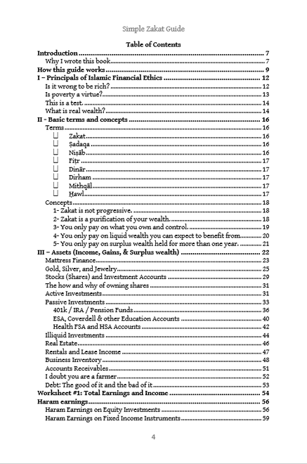 Simple Zakat Guide : Understand and Calculate your Zakat (Shaykh Joe W ...