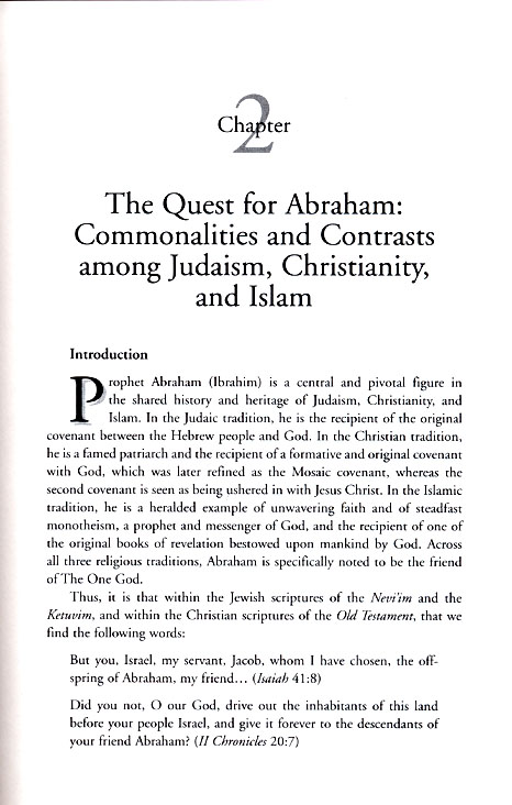 The Abrahamic Faiths : Judaism, Christianity, Islam : Similarities ...