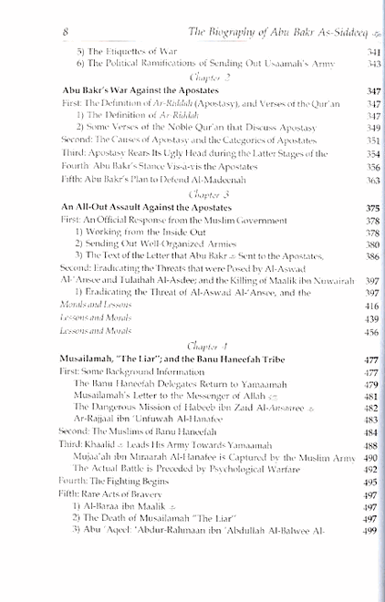 The Biography of Abu Bakr As-Siddeeq (Dr. Ali Muhammad As-Sallaabee)