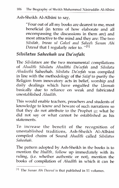 The Biography of Sheikh Muhammad Nasiruddin Al-Albani (Abu Nasir ...