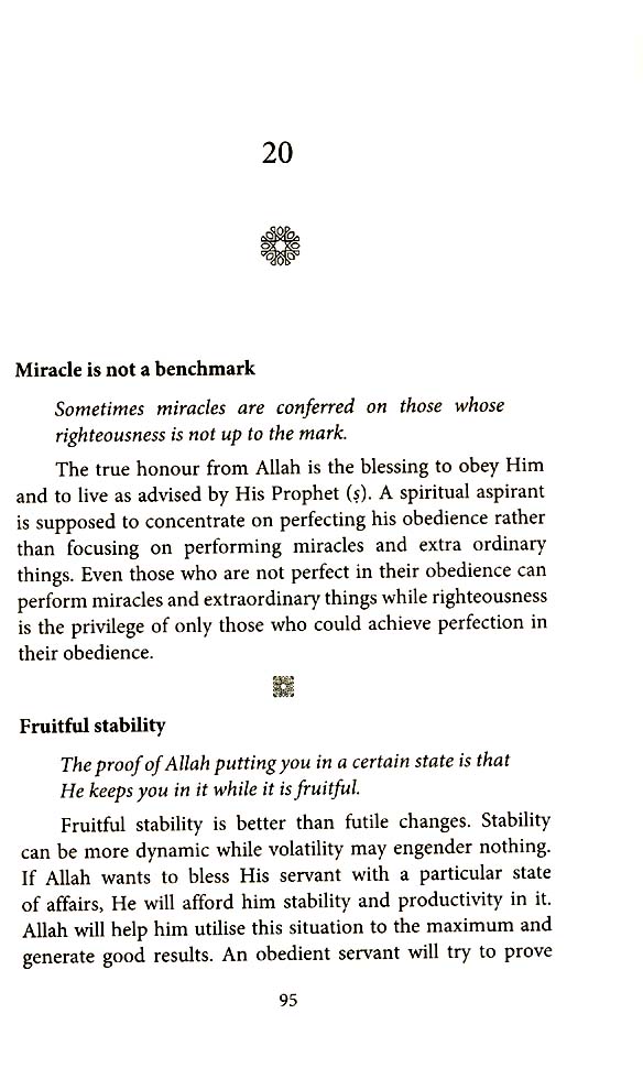 The Book of Aphorisms (Ibn 'Ata'illah al-Iskandari; Translated by ...