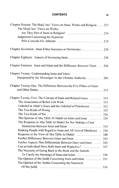 The Book of Faith : English translation of Ibn Taymiyyah's "Kitab al Iman"