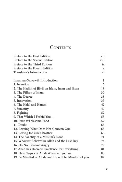 The Complete Forty Hadith of Imam an-Nawawi (Hardcover)