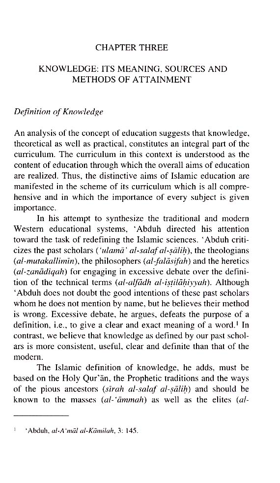 The Educational Philosophy of Al-Shaykh Muhammad ‘Abduh (Ahmad Bazli ...