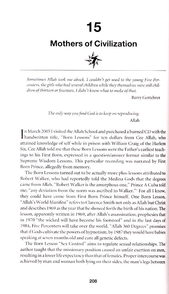 The Five Percenters : Islam, Hip-Hop and the Gods of New York (Michael ...