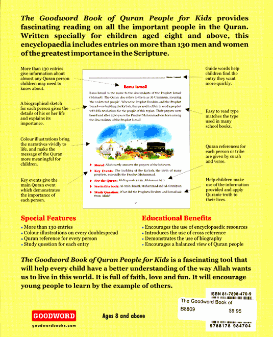 The Goodword Book of Quran People for Kids (Saniyasnain Khan)