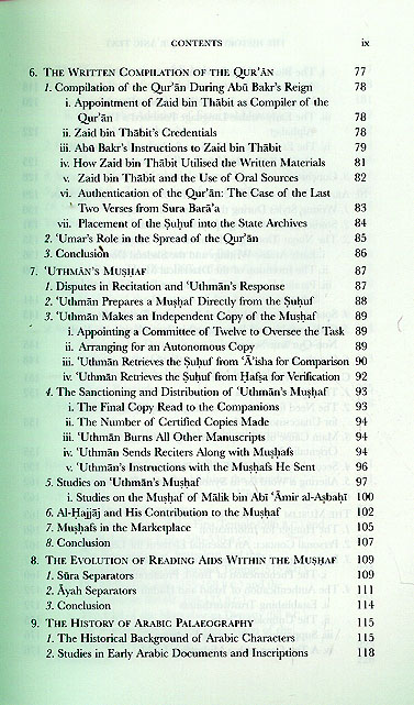 The History of the Qur'anic Text from Revelation to Compilation : A ...