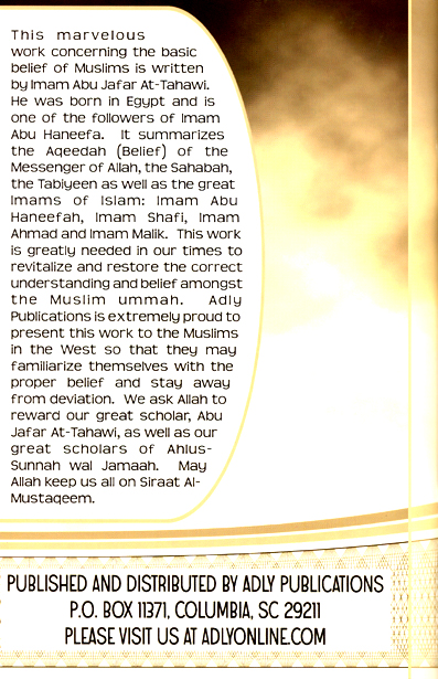 The Islamic Creed By Imam Tahawi (Muhammad S. Adly)