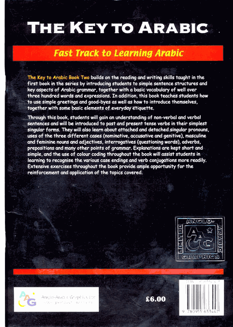 The Key to Arabic : Book 2 : Fast Track to Reading and Writing Arabic ...