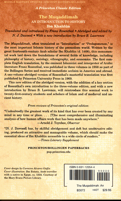 The Muqaddimah : An Introduction To History : Abridged Edition (Ibn ...