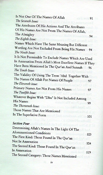 The Names and Attributes of Allah According to the Doctrine of Ahlul ...