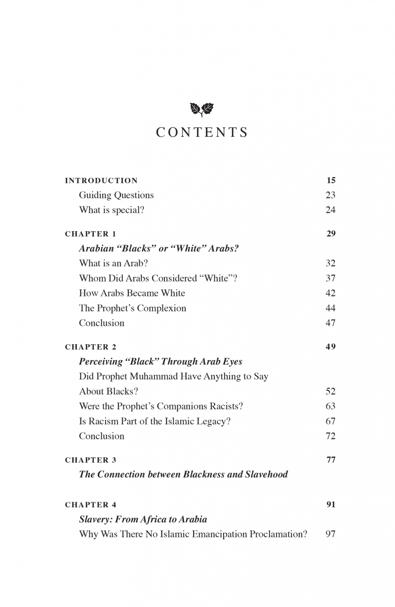 The 'Negro' in Arab Muslim Consciousness (Abdullah Ali)