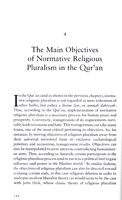 The Qur’an and Normative Religious Pluralism: A Thematic Study of the ...