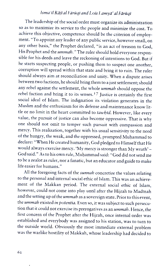 The Qur’an and the Sunnah (Ismail Raji Al-Faruqi and Lois Lamya Al-Faruqi)