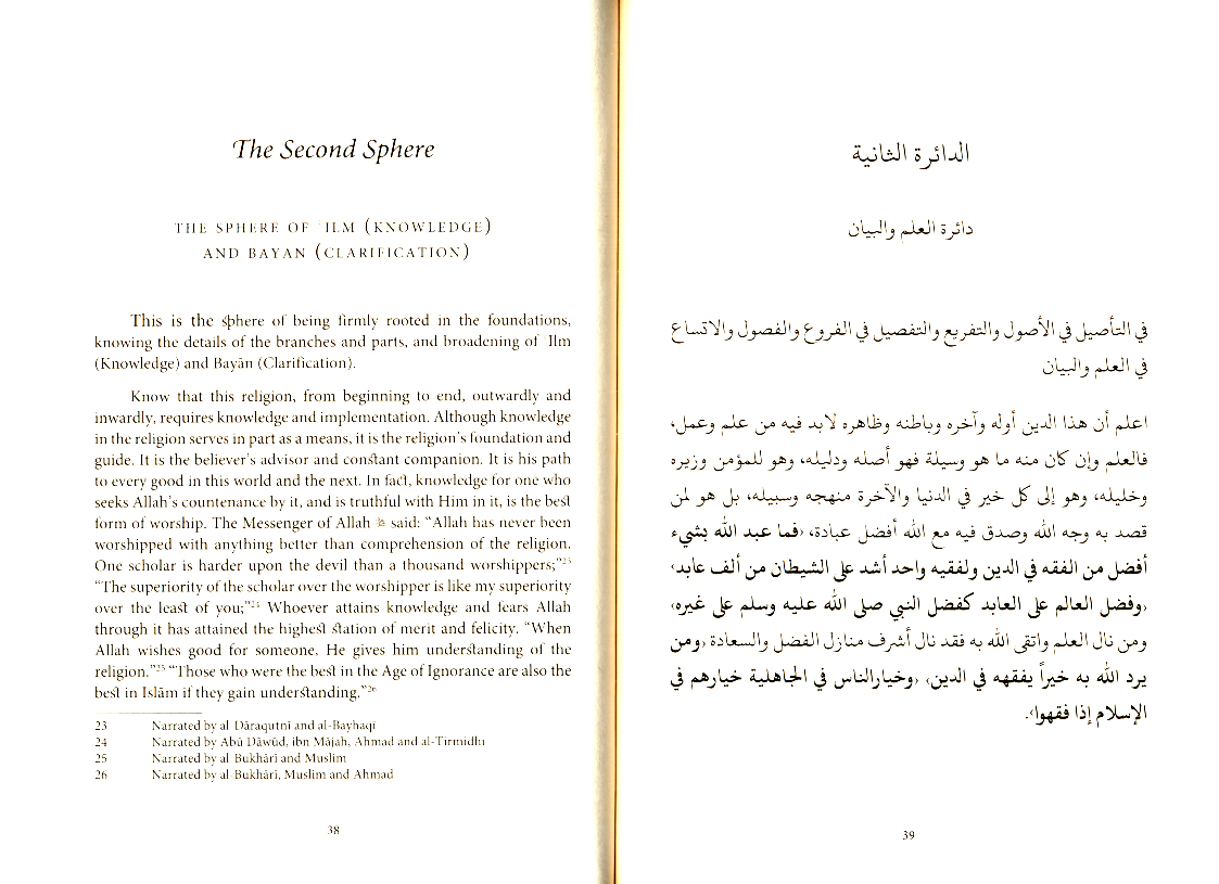 The Spheres of Islam; Iman; Ihsan & Irfan (Habib `Abd al-Rahman Balfaqih)